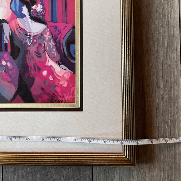 Isaac Maimon | Wall Decor | Vintage Framed Isaac Maimon Serigraph Art ...